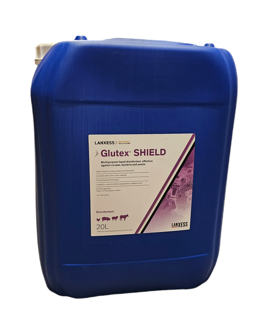 Glutex Shield Defra Approved Foaming Disinfectant - 20lt — Dalton Supplies