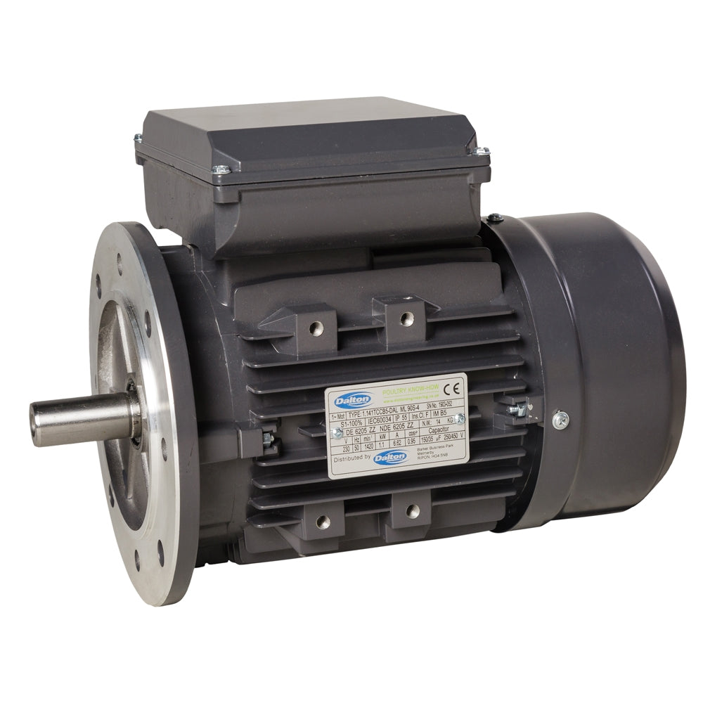 Replacement motor for Dalton Engineering FT Direct Drive Unit 1.1kW 1P ...