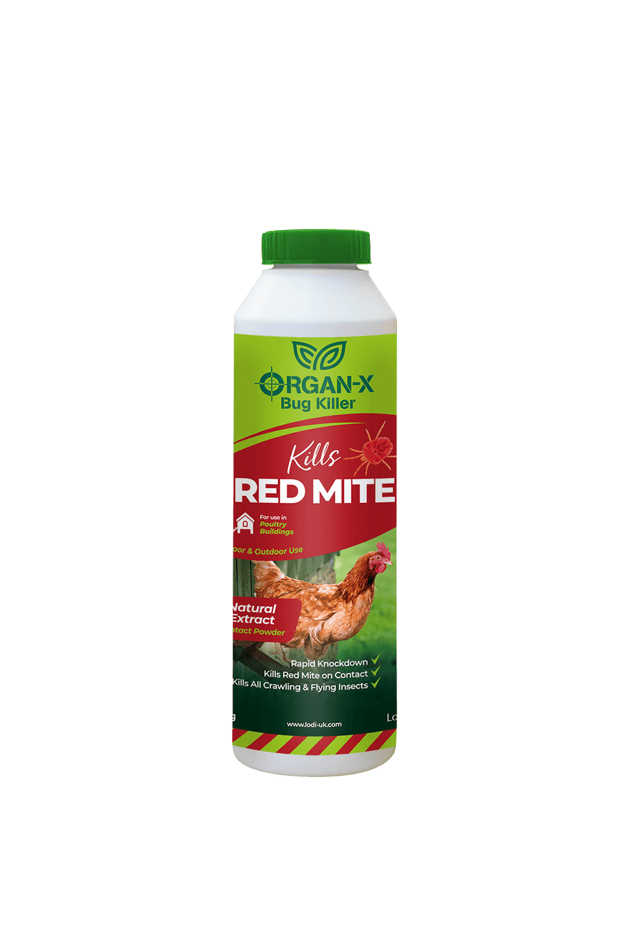 Organ-X Red Mite Powder | 300g Puffer Bottle – Dalton Supplies